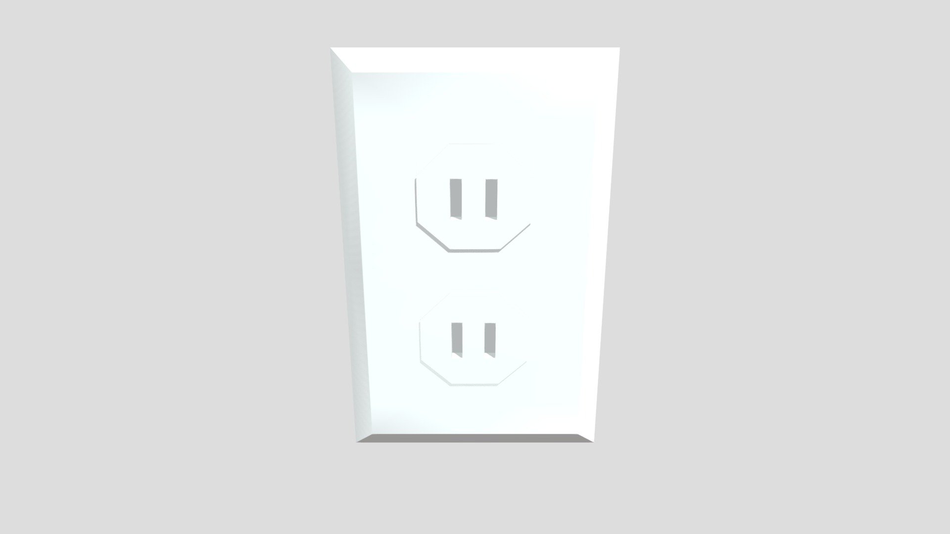 Electric outlet 2 - Download Free 3D model by 1-3D.com [7dd8c64 ...