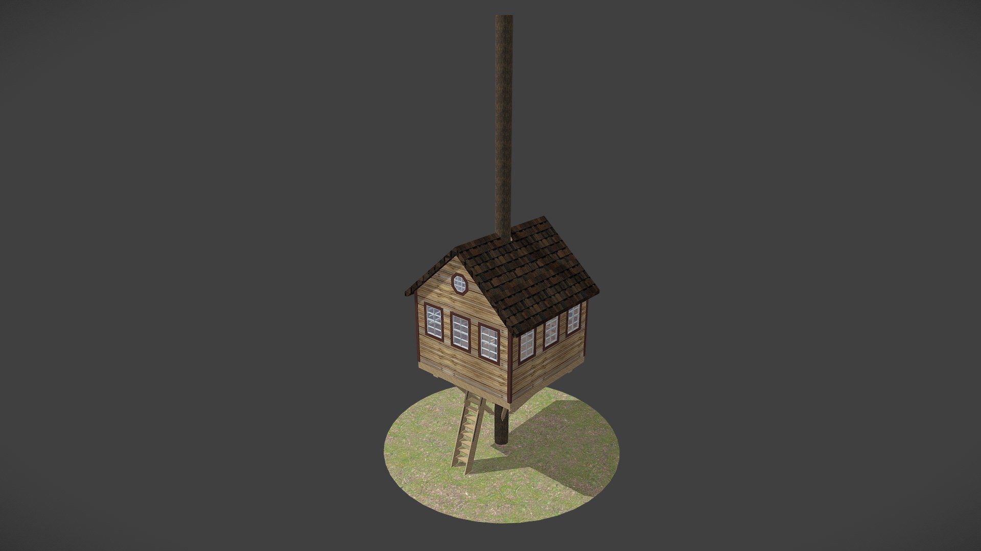 SQUARE TREE HOUSE - 3D model by treehousesuppliesviewer [7dd8c72 ...