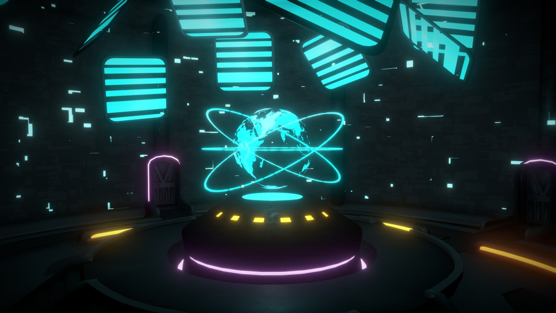 Earth Hologram - Download Free 3D model by MOJackal [7ddc090] - Sketchfab
