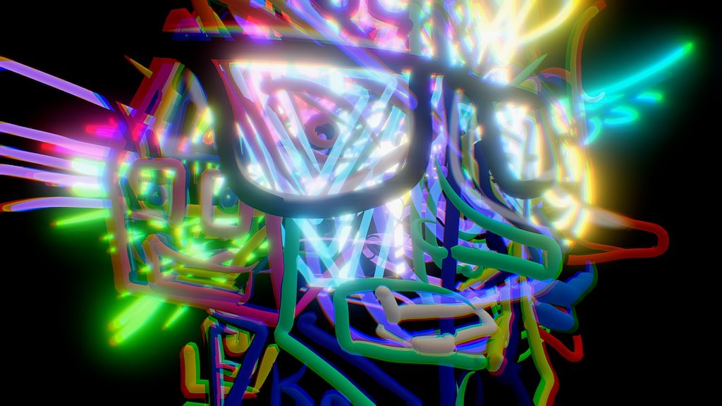 Chaotic Faces - 3D model by VJ Franz K (@vjfranzk) [7ddc26d] - Sketchfab