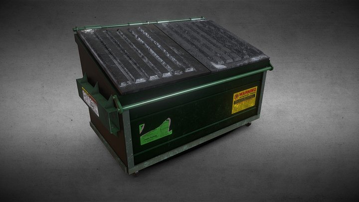 Dumpster-prop 3D models - Sketchfab
