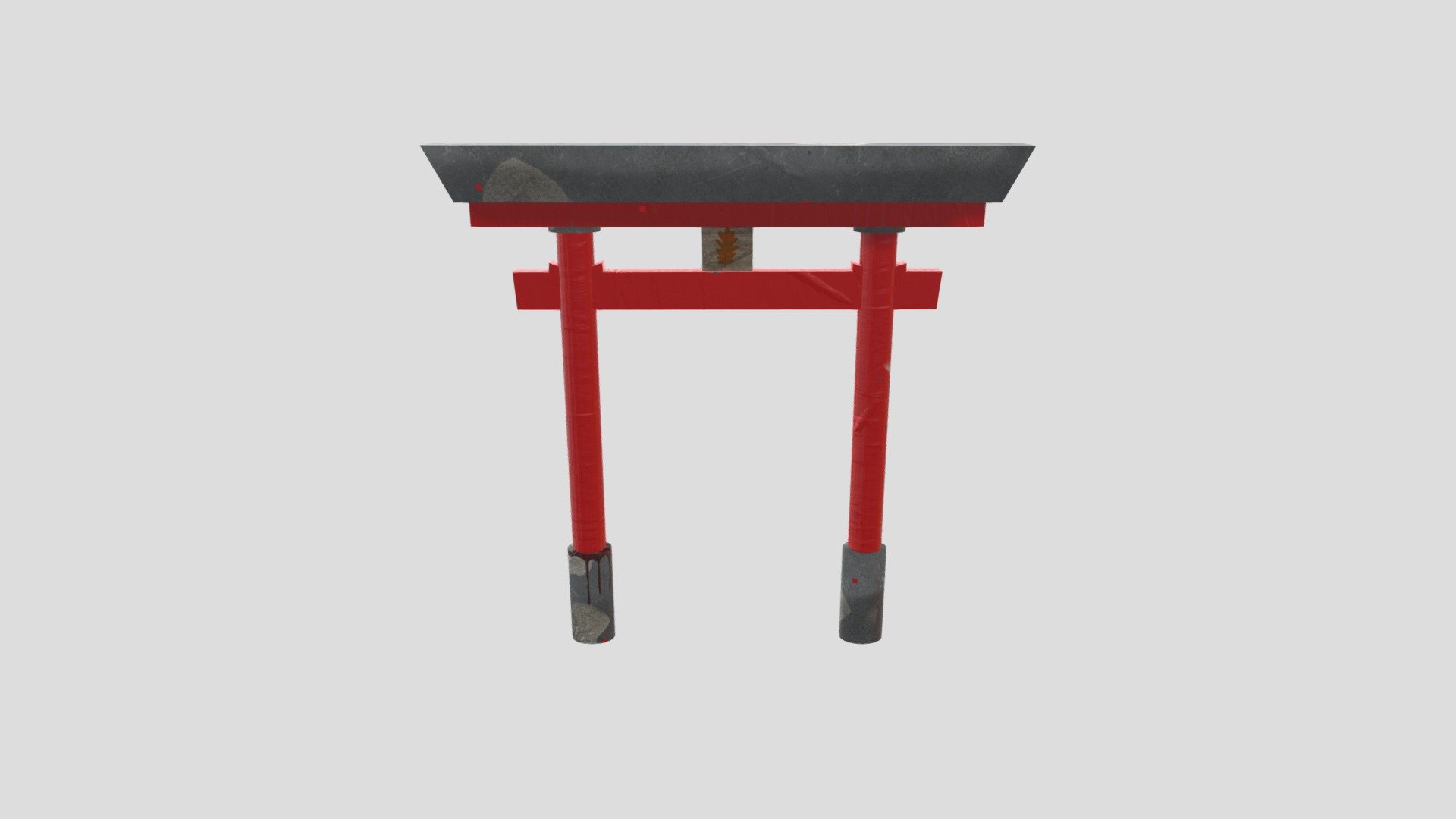 Damaged Tori Gate - 3D model by KyleCurmi16 [7ddd07f] - Sketchfab