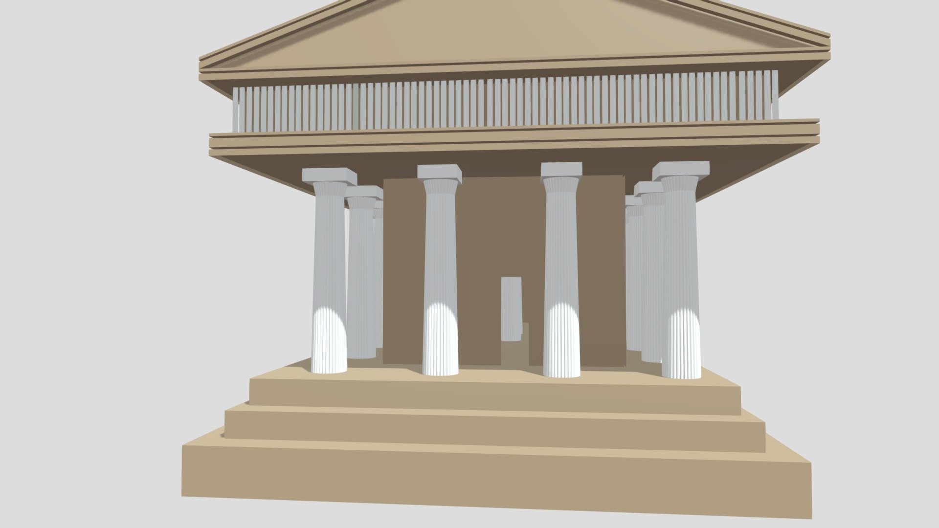 A Greek Tempel - 3D model by AndersonP.Martins [7dde0ed] - Sketchfab