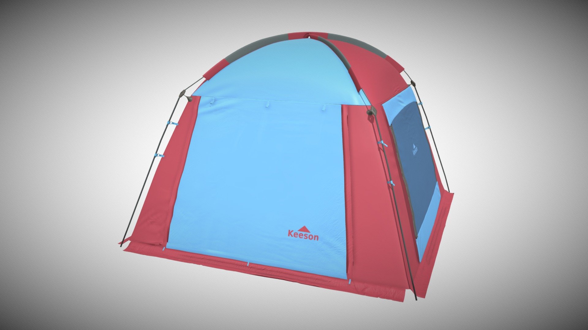 Modern Camping Tent - 3D model by Black Or Grey (@itsblackorgrey ...