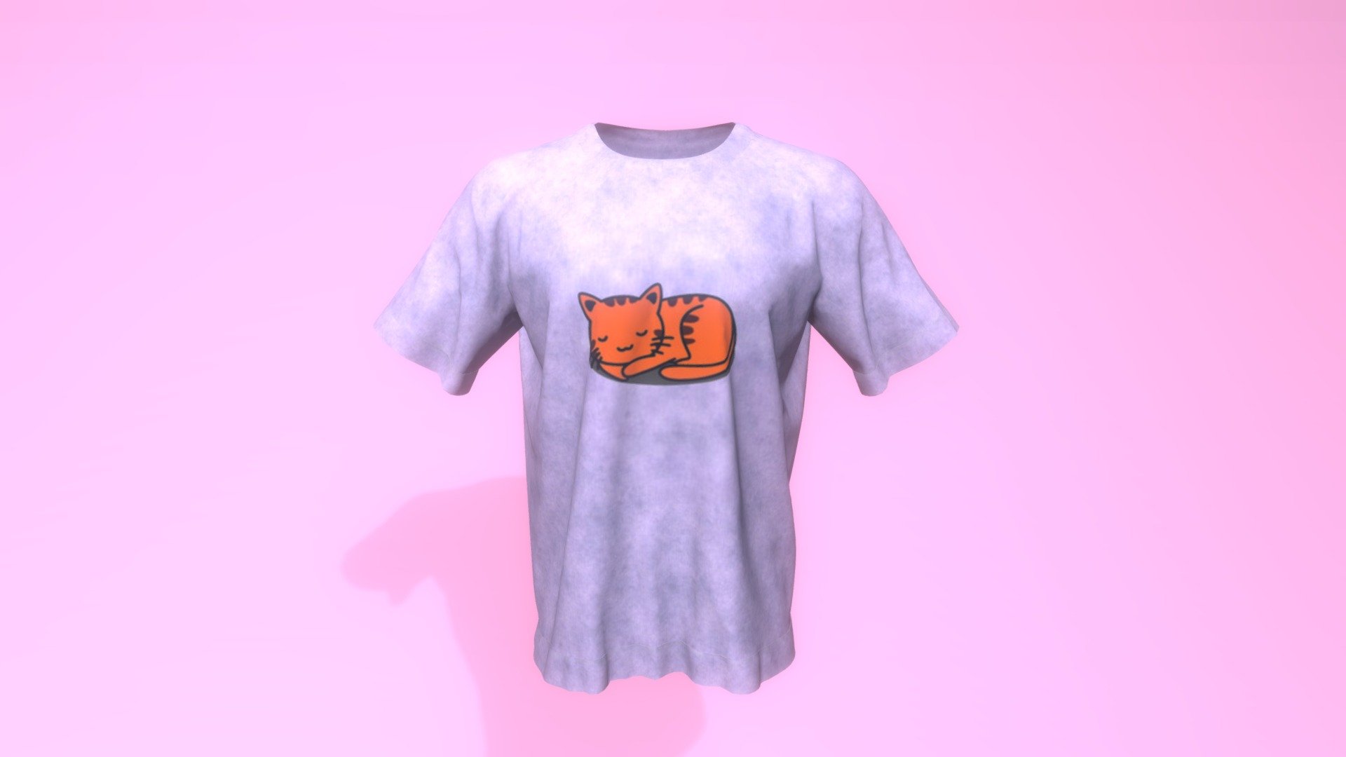 T-shirt Cat - Download Free 3D model by Fenix (@ME_FENIX) [7de1309 ...