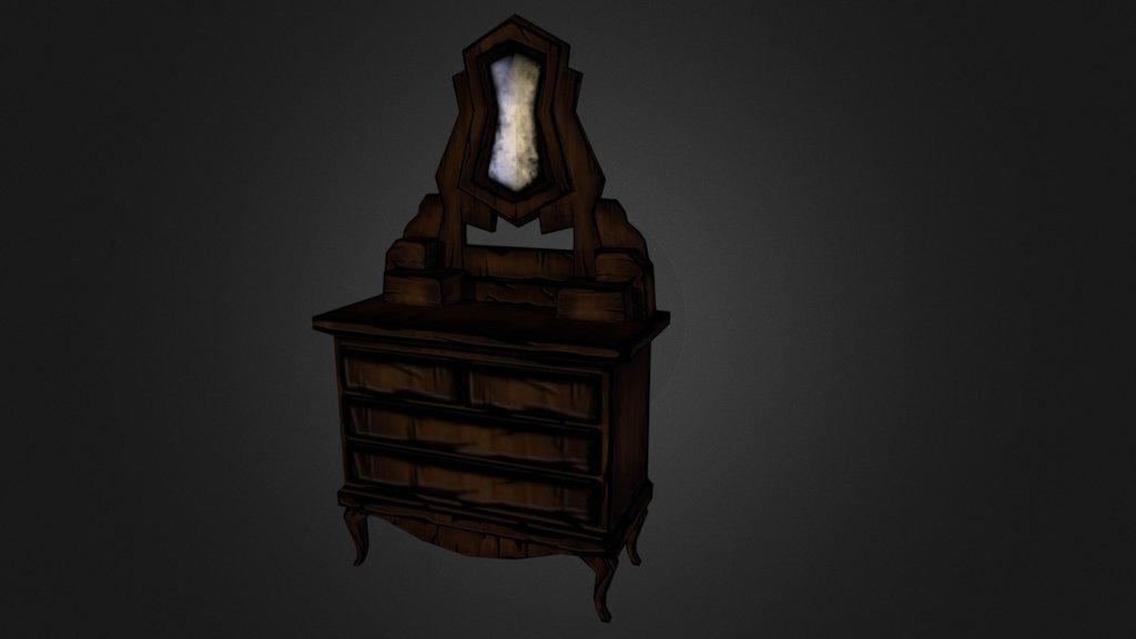 Dresser - 3D model by Andrezon Ferrer (@aedferrer) [7de2270] - Sketchfab