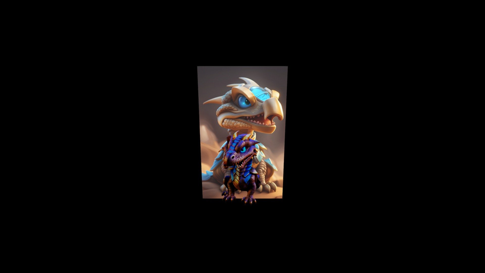 "Cute Dragon Cartoon Character" A cartoon dra - Download Free 3D model ...