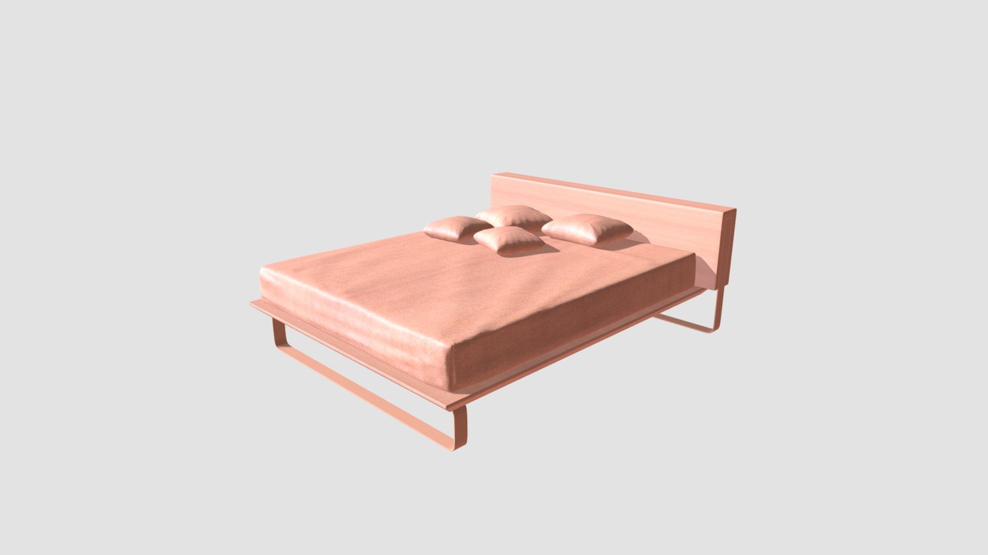 bed - Buy Royalty Free 3D model by Evermotion [7de319a] - Sketchfab Store