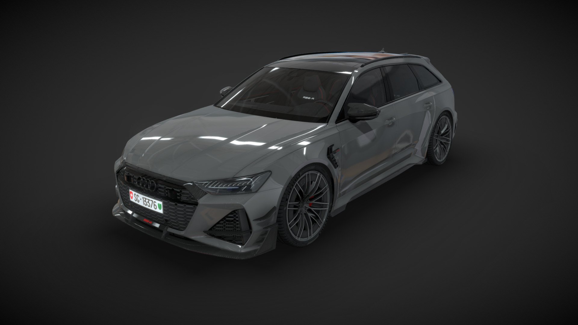 Audi RS6-R Avant 2021 - 3D model by Jaypads [7de4270] - Sketchfab