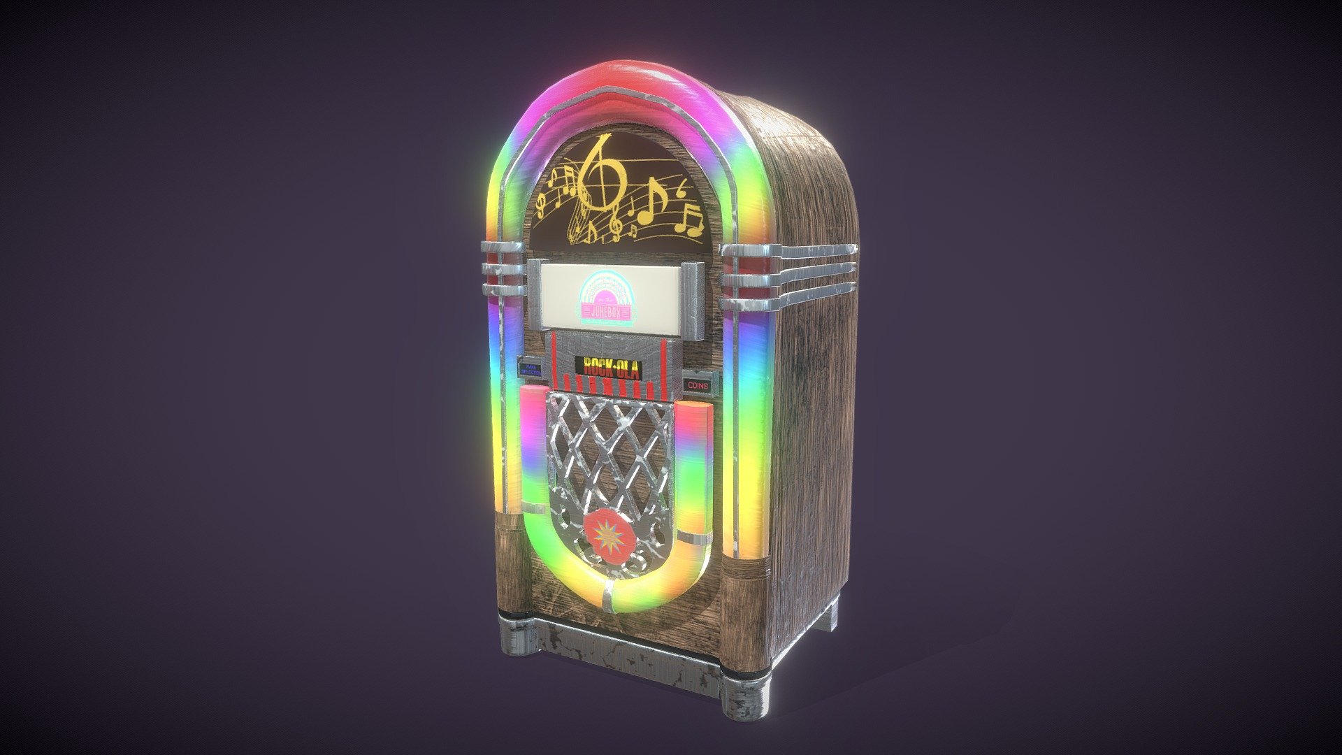Jukebox - 3D model by TyiasSaintvil [7de5d35] - Sketchfab