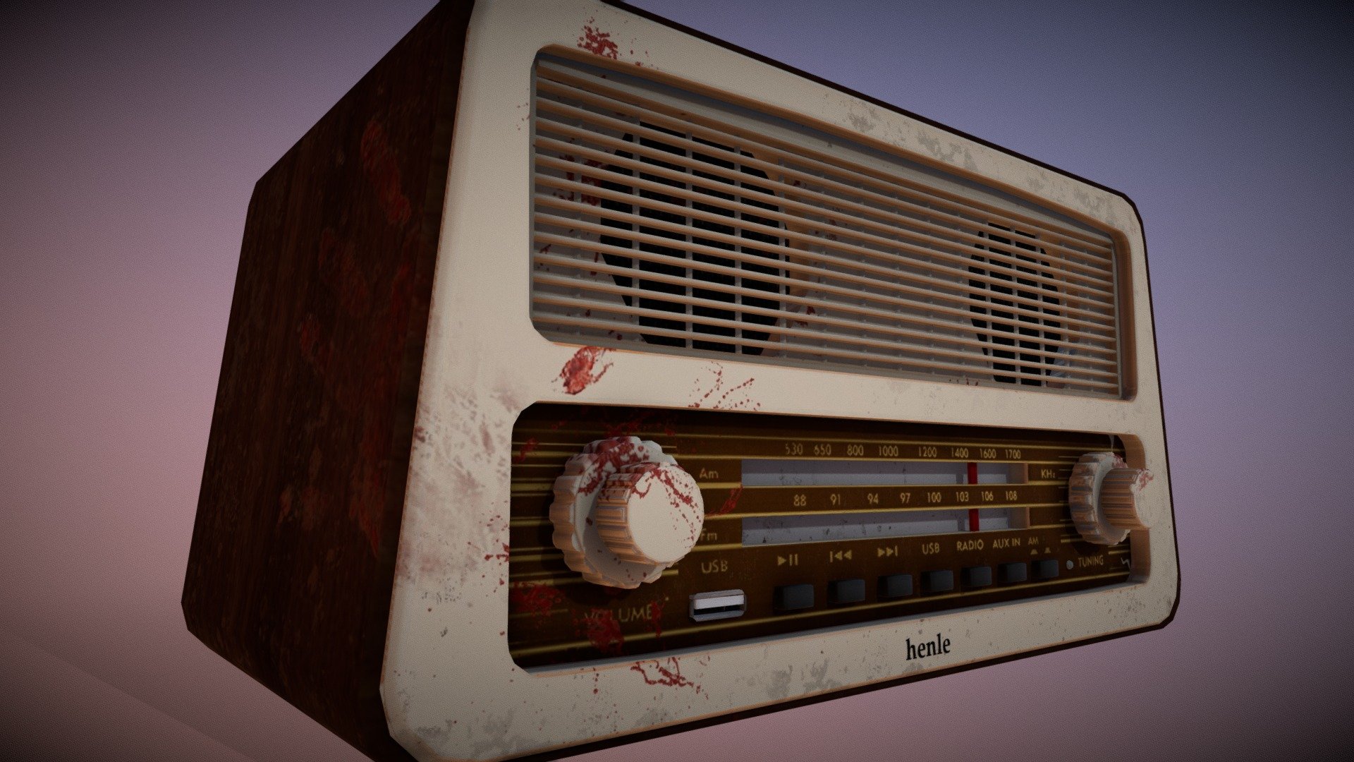 Radio - Download Free 3D model by ayaghoniem [7de6b02] - Sketchfab