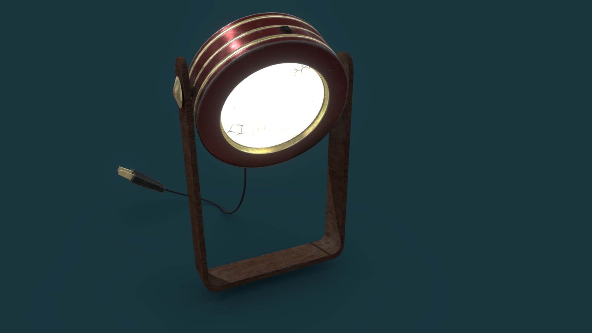 Worn desk lamp - Download Free 3D model by Erai (@InfuriatingScholar ...
