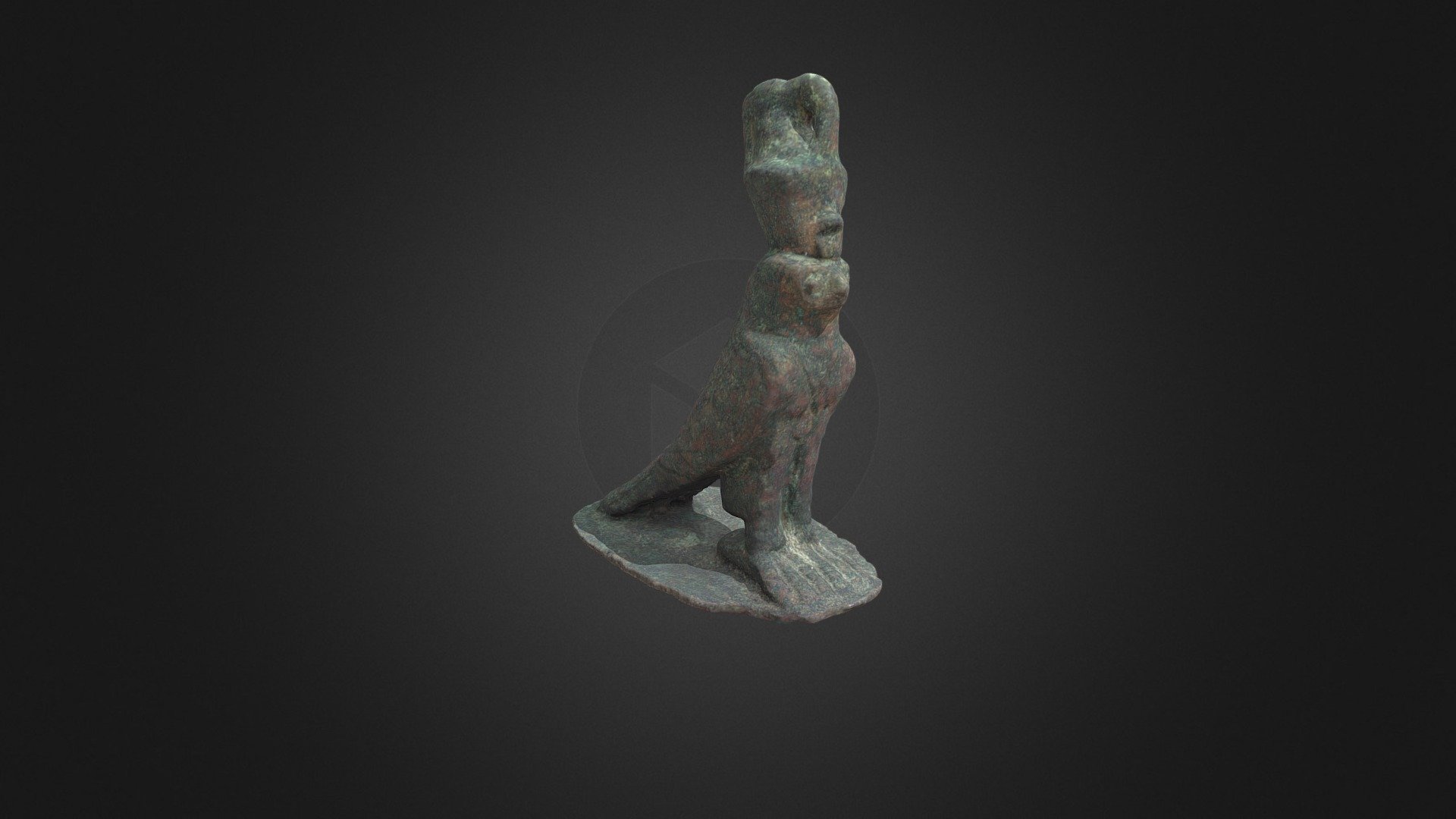 Falcon With Double Crown - 3D model by raffmacsusb [7de72e6] - Sketchfab