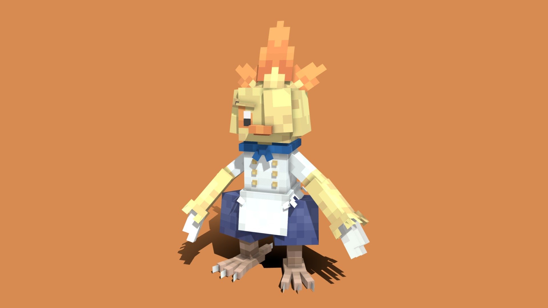 Combusken Onepiece Cobblemon - 3D model by Acesky [7de8899] - Sketchfab