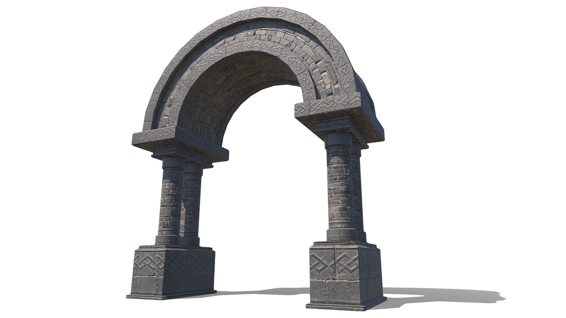 Medieval Stone Arch / Archway - Buy Royalty Free 3D model by Studio Lab ...