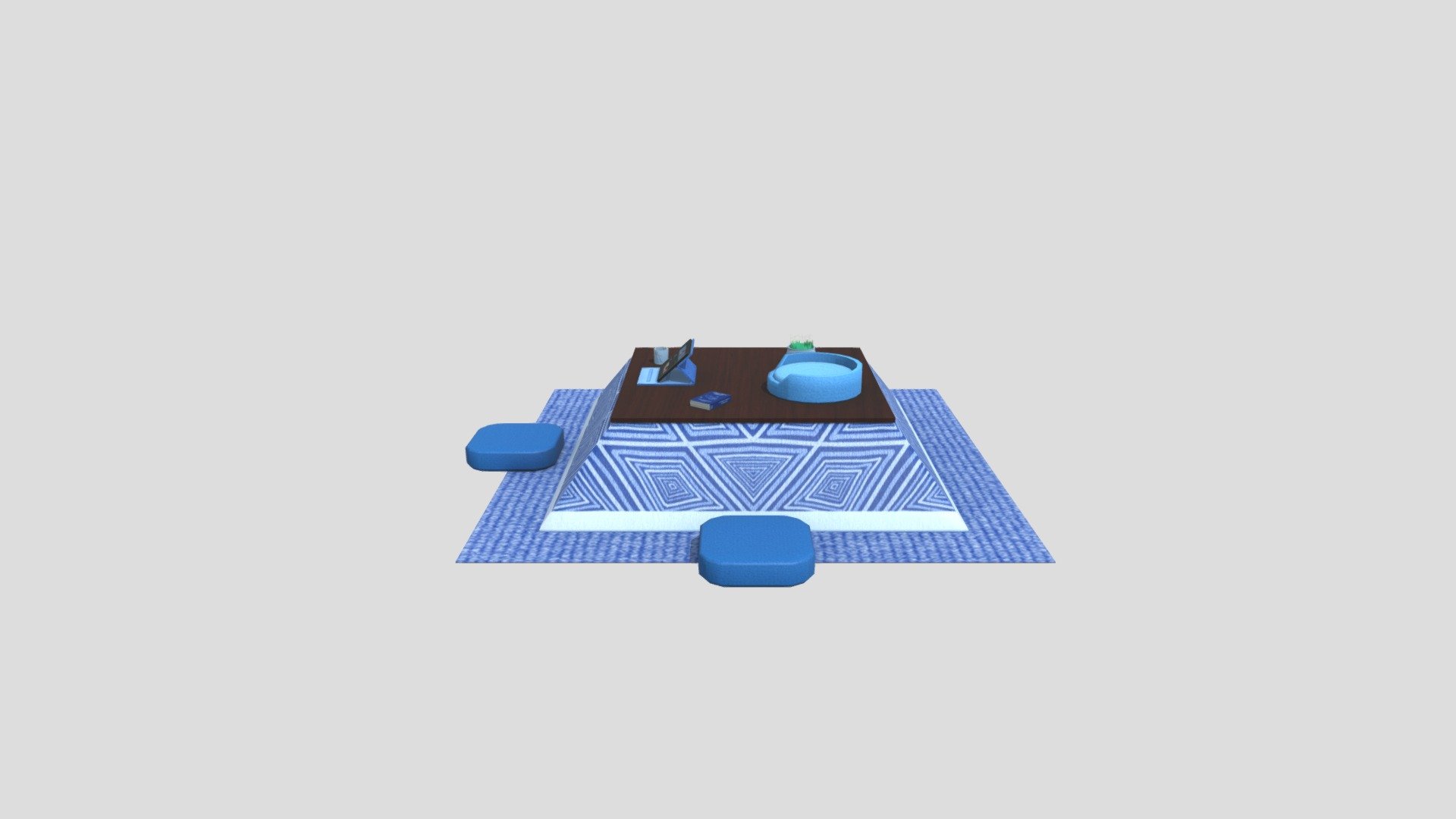 Kotatsu_Table - 3D model by MagolorRee [7dead02] - Sketchfab