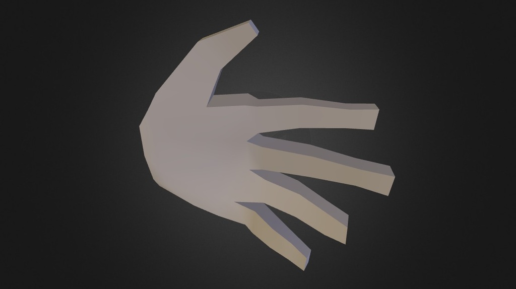 Hand - 3D model by 1shadow [7deaf9d] - Sketchfab