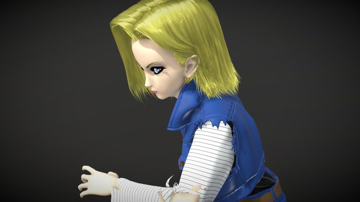 Android18 3D models - Sketchfab