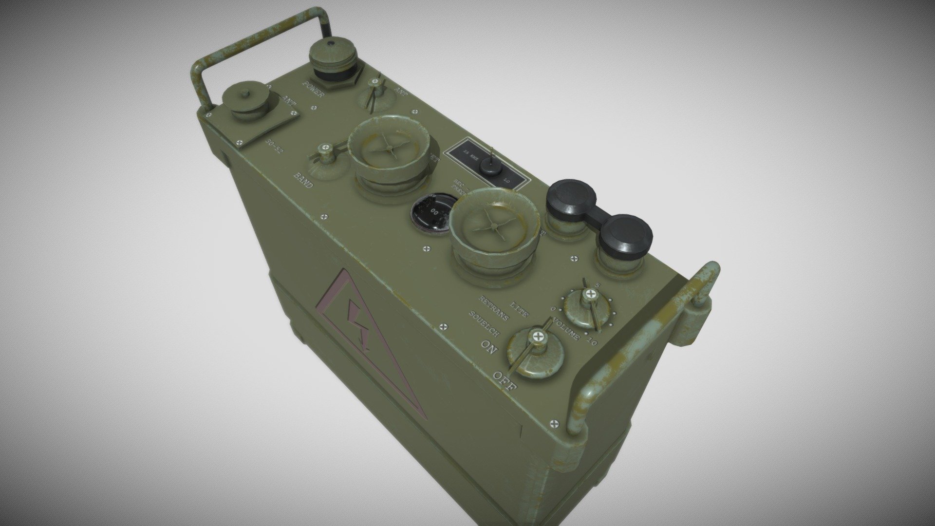 Military_radio - 3D model by Kuba (@s12942) [7dee65c] - Sketchfab
