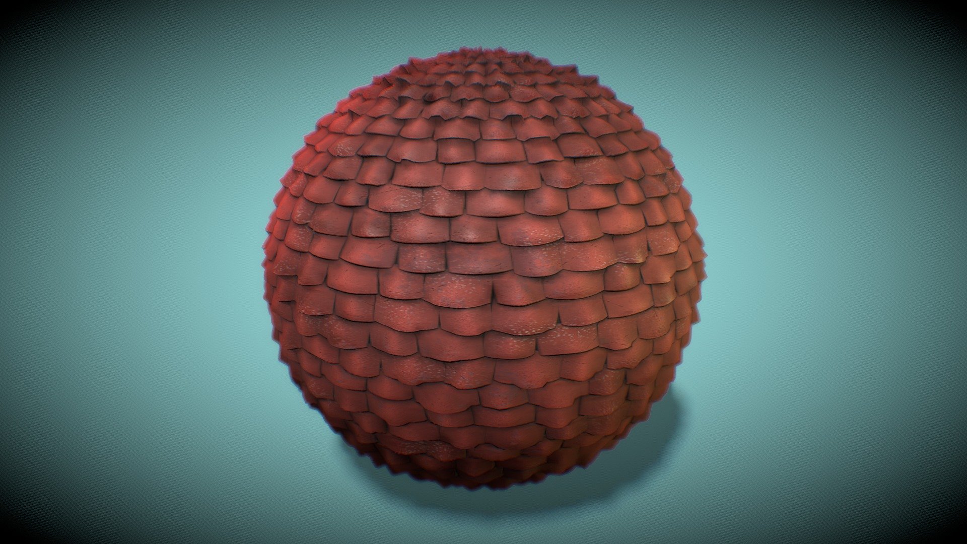 Red Round Roof| Tile Texture - Download Free 3D model by CATholic ...