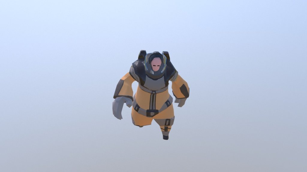Spaceman Walk - 3D model by bryantgrizzle [7df0f6f] - Sketchfab