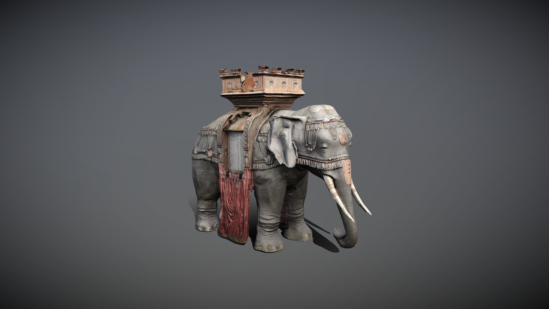 Elephant of Memory (3D Scan) - 3D model by PerigG [7df0fb1] - Sketchfab