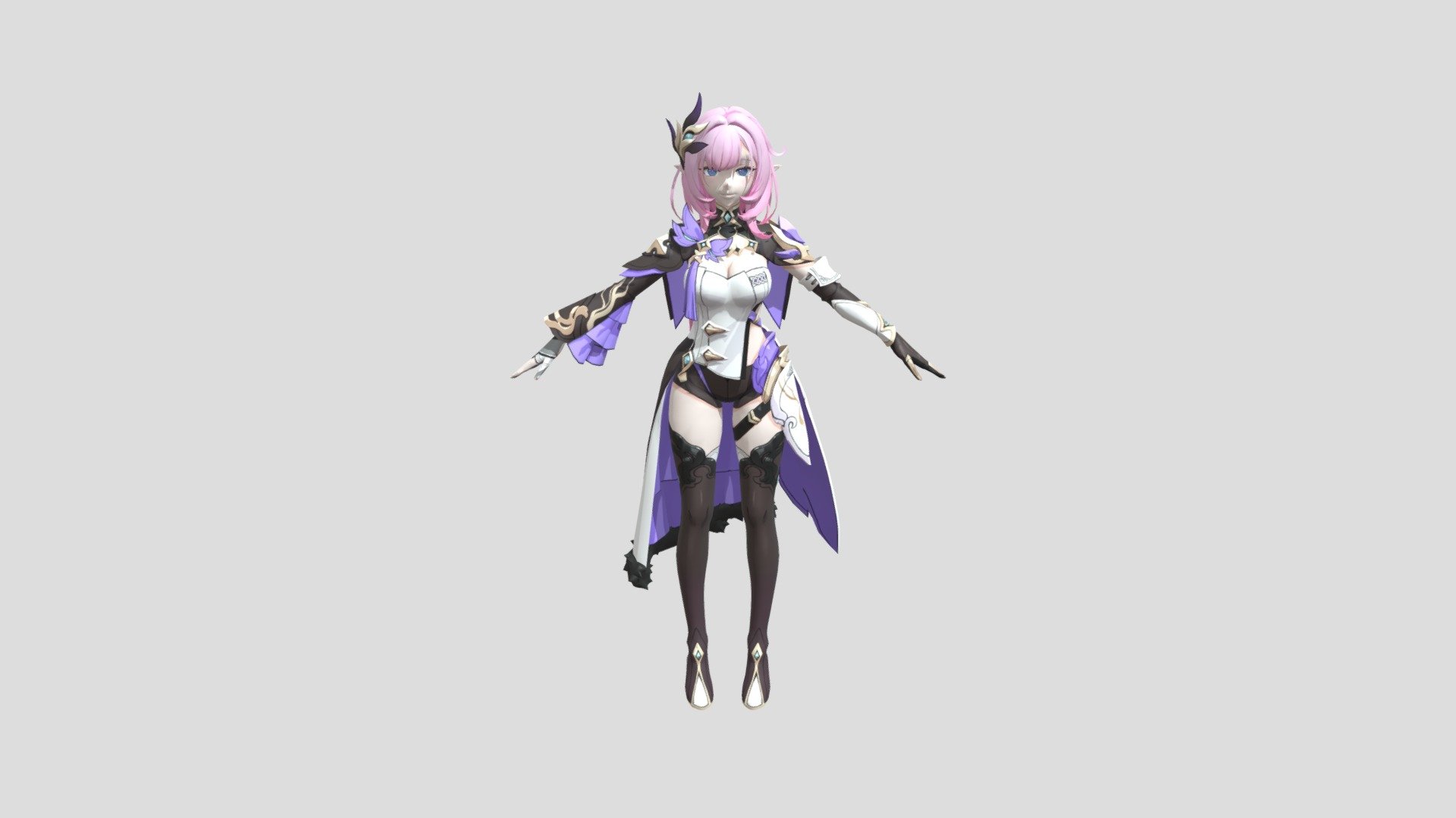 Elysia 6 Honkai Impact - Download Free 3D model by ilyakardailskiy ...