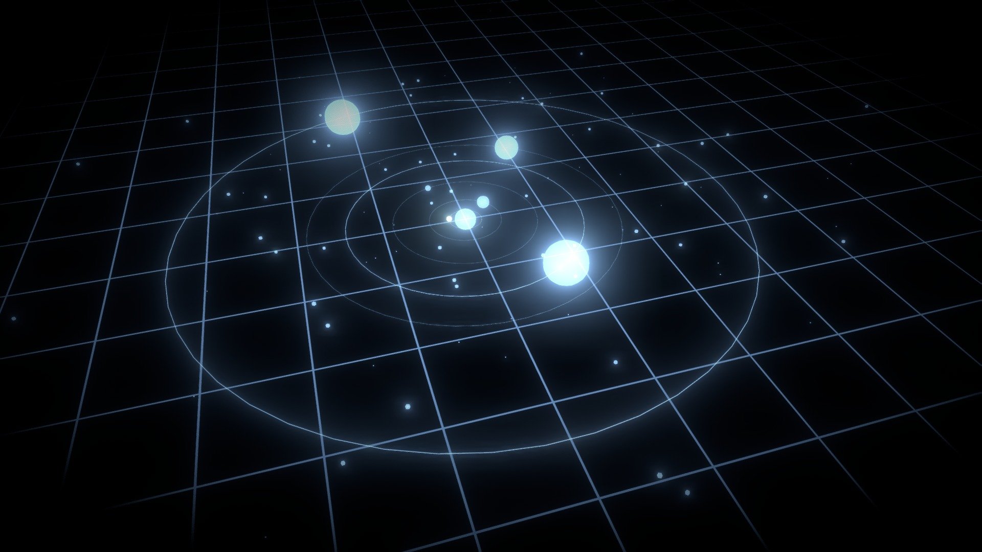 Solarsystem hologram with grid - Buy Royalty Free 3D model by tamminen [7df260f] - Sketchfab Store