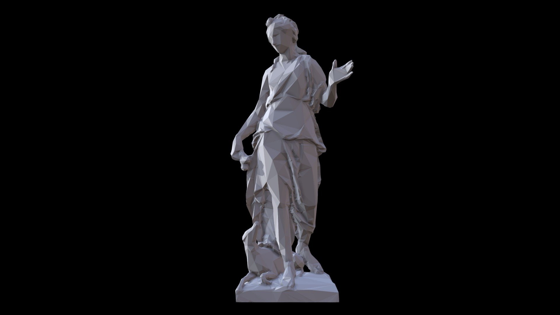 DIANE V STATUE LOWPOLY - Buy Royalty Free 3D model by DTA DESIGN STUDIO ...