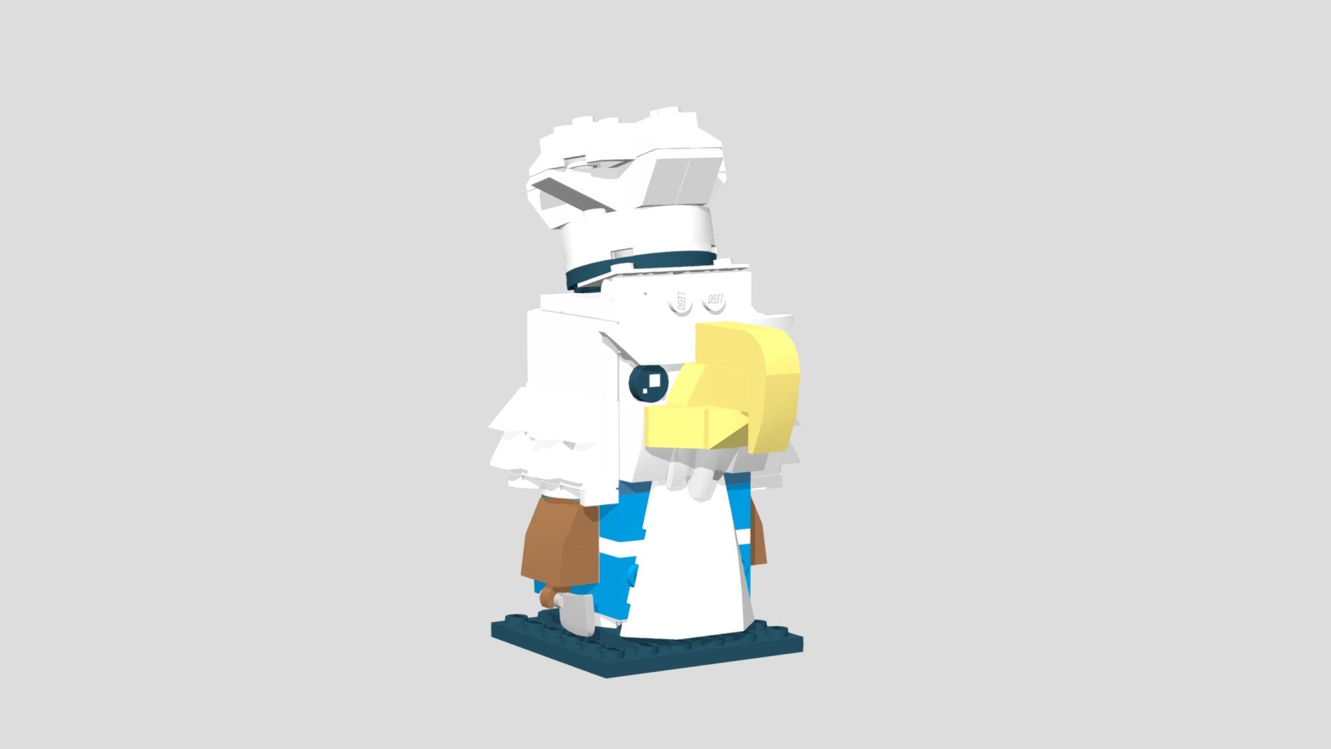 Overcooked Eagle Chef Brickheadz - 3D model by LuckyBear [7df4486 ...