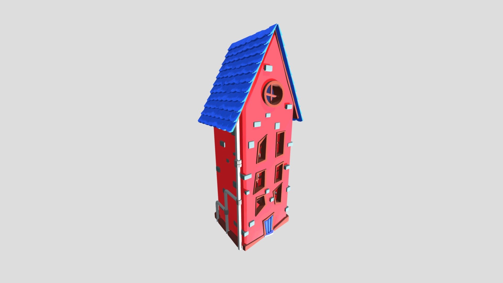 Stylized house - Download Free 3D model by OjamaArt (@otrajaswanth2010 ...