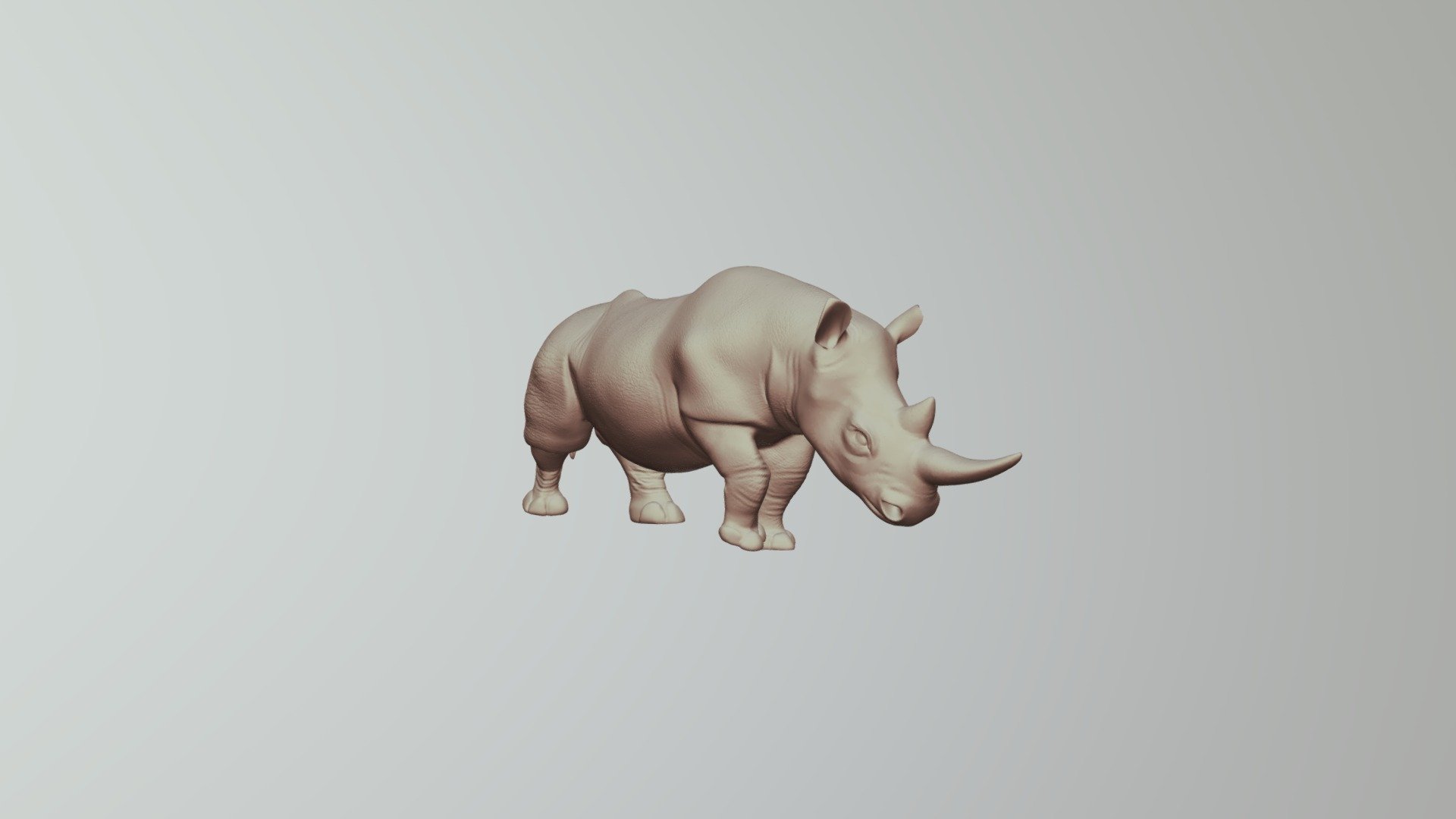 Hi-poly rhino - 3D model by tanai.shue [7df50f0] - Sketchfab