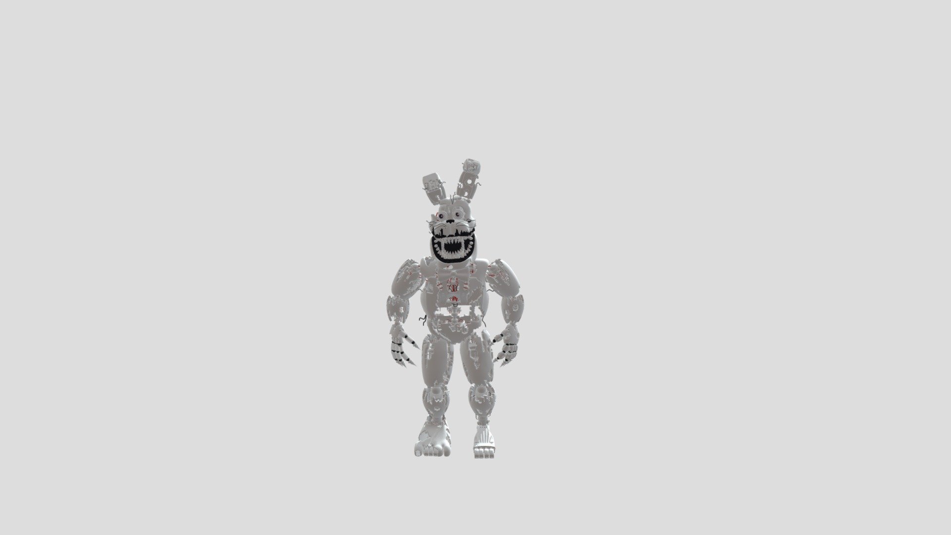 Nightmare Bonnie - Download Free 3D model by dwall8611 [7df539e ...
