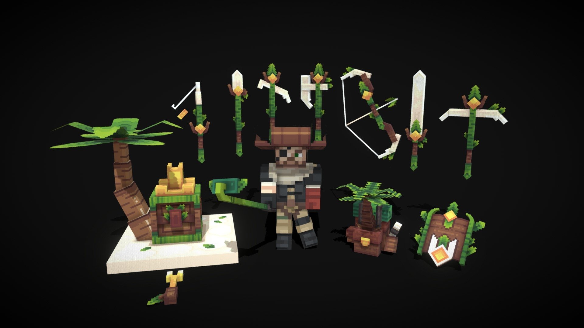 Islander Set - 3D model by Starvision (@Thapnarong.Hemgo) [7df6bd9 ...