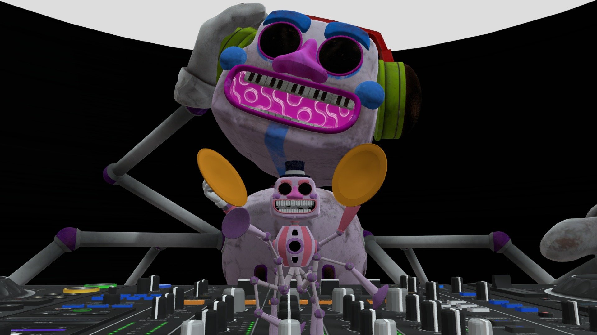 Dj Music-man & Lil Music-man - Download Free 3D model by Sombra5523 ...