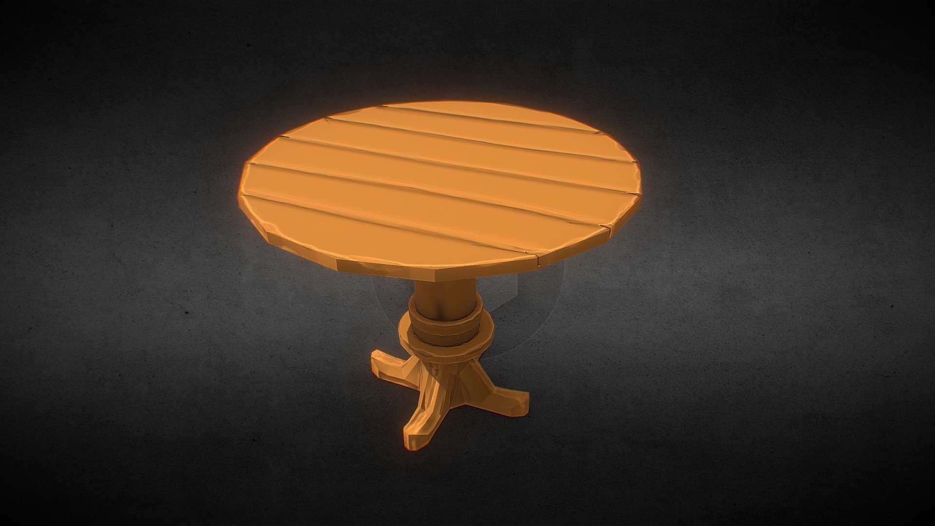 Stylized round table - Buy Royalty Free 3D model by Rayo [7df7bb3 ...