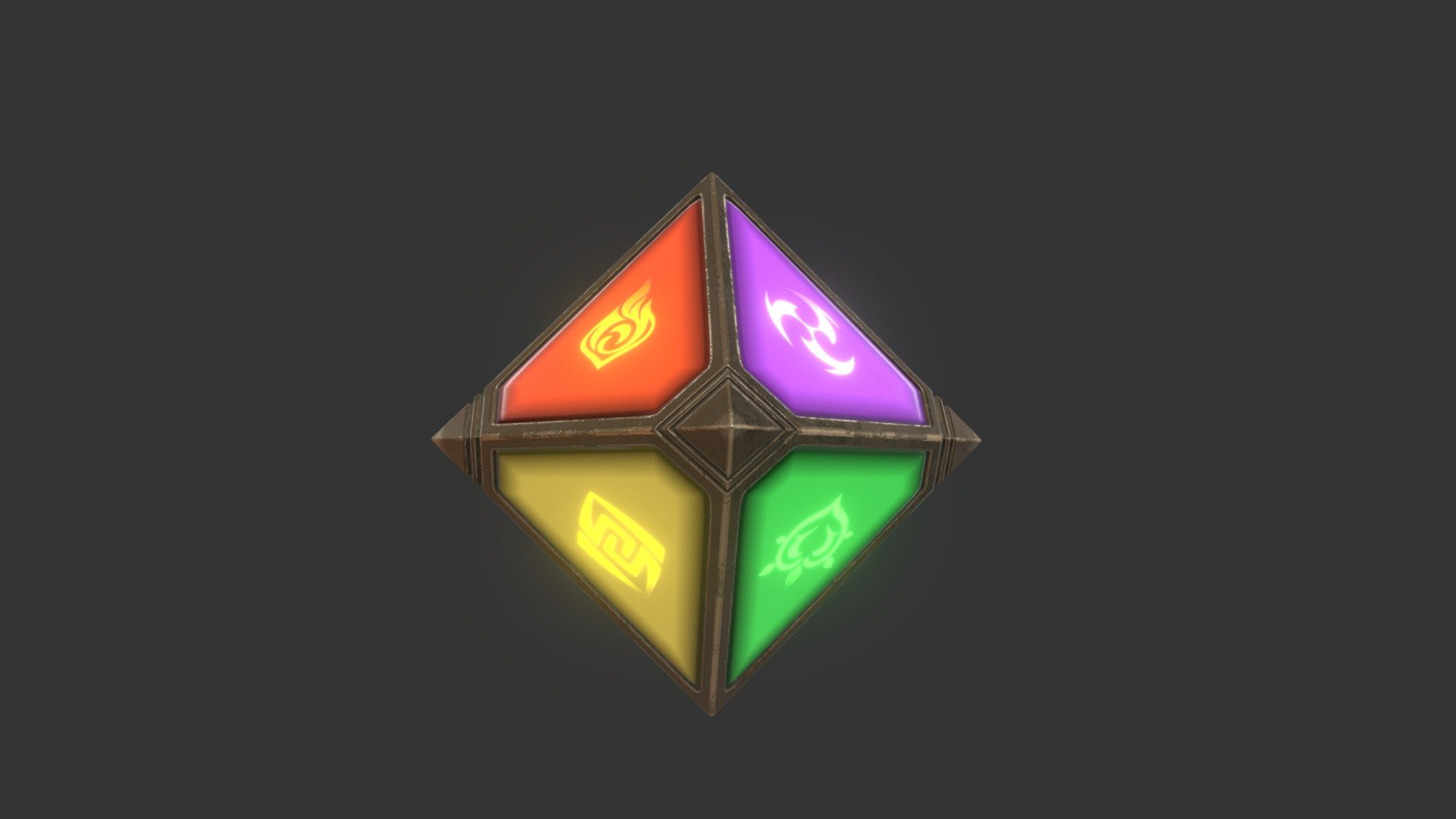 Elemental Dice - Genshin Impact (TCG) - 3D model by Ender_Gian ...
