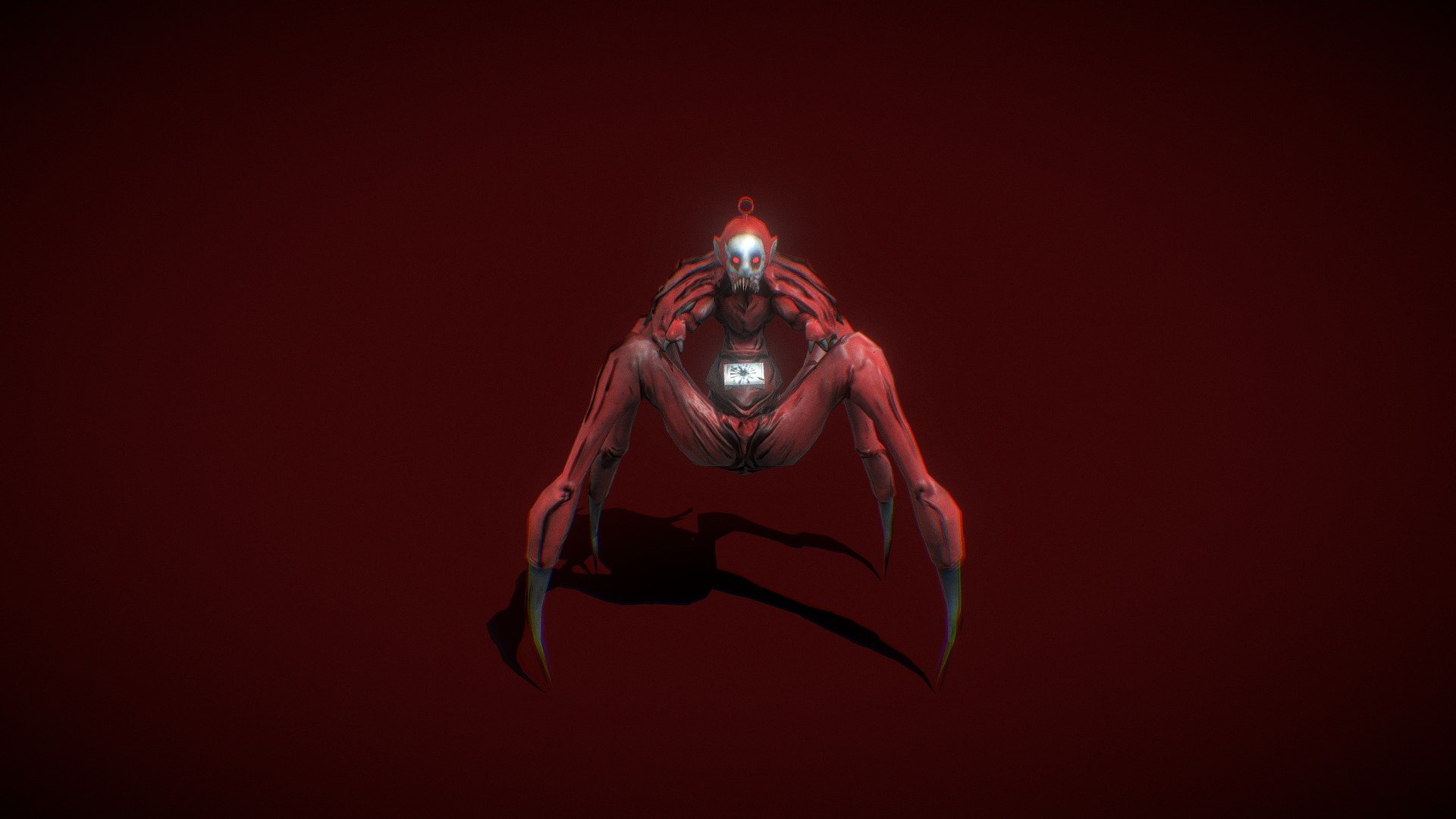 slendytubbies_iii_spider_po_overseer - 3D model by the rat ...