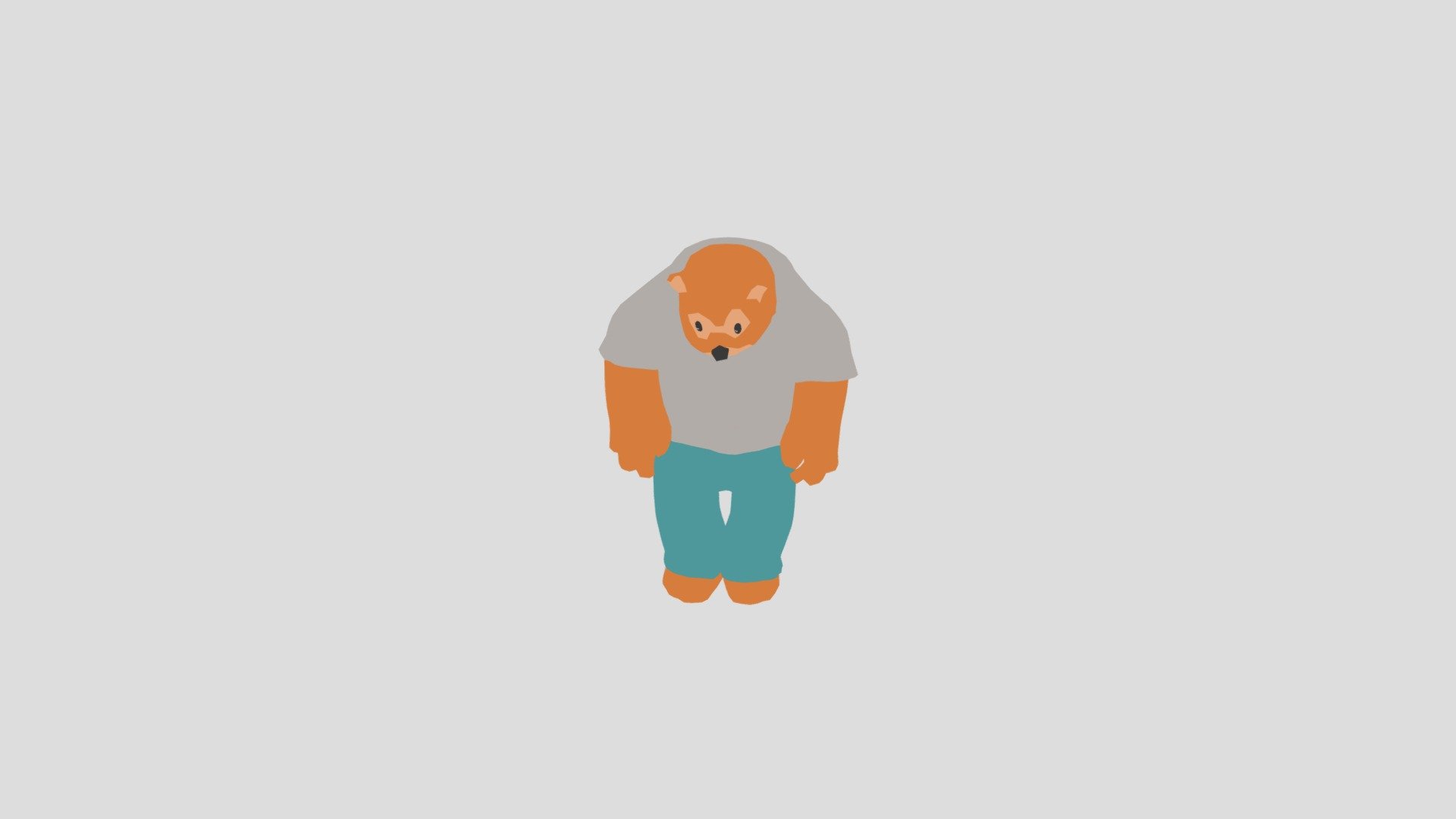 Low-poly Humanoid Dancing Bear - Download Free 3D model by sciamop ...