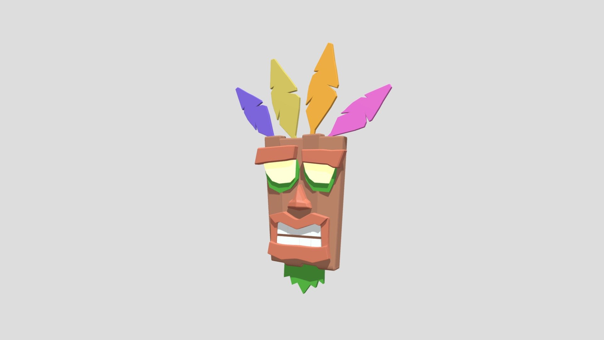 Aku Aku - Download Free 3D model by alvaro.saburido [7dfcb6e] - Sketchfab