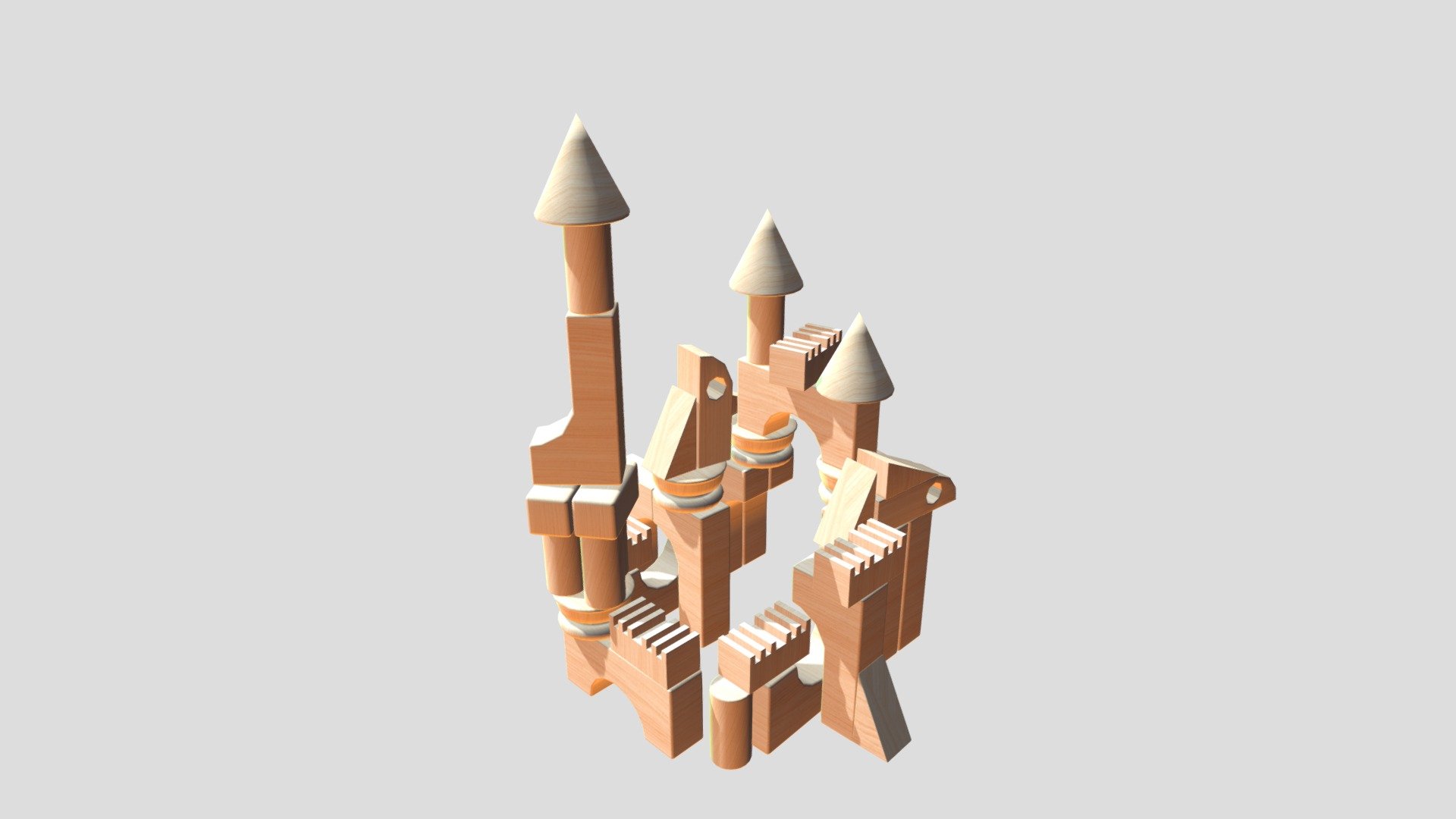Unit Block Castle - Download Free 3D model by Gauje B. (@VelvetSorcerer ...