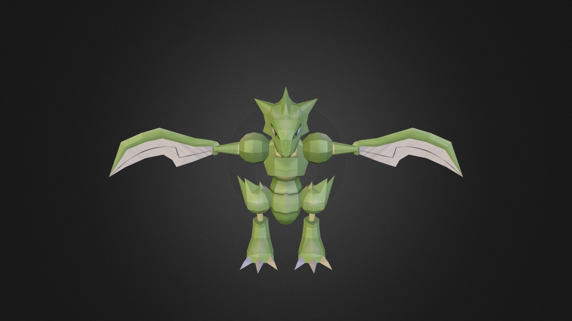 Scyther - 3D model by Austin O'Marah (@thebootyedition) [7dff497 ...
