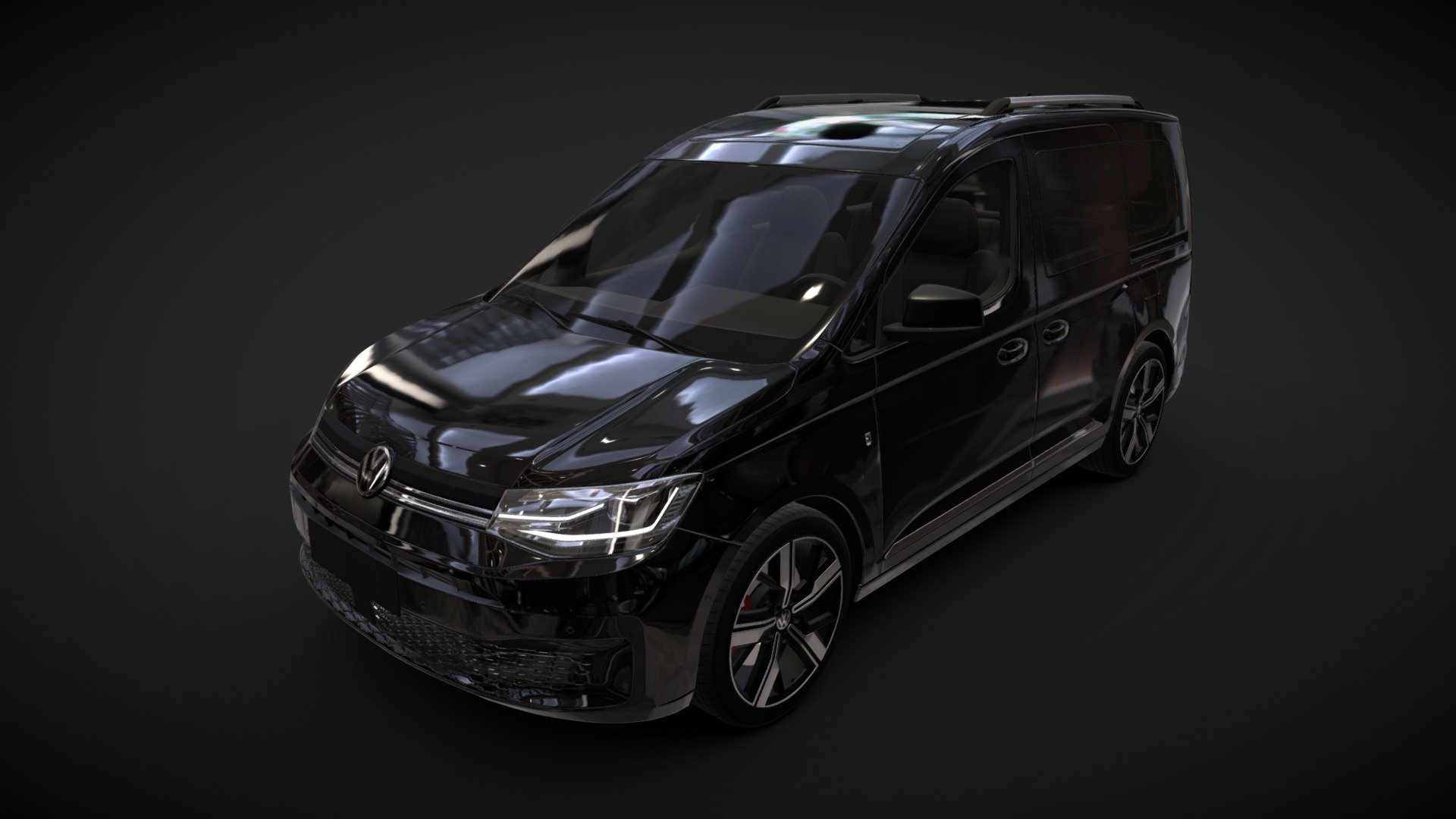 Volkswagen Caddy 2021 - 3D model by Luquita (@speedmodel) [7dff80a ...