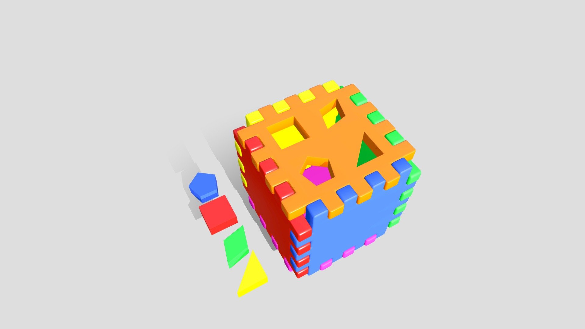 Toy Cube for kids - 3D model by QuantumBerry [7e00d3b] - Sketchfab