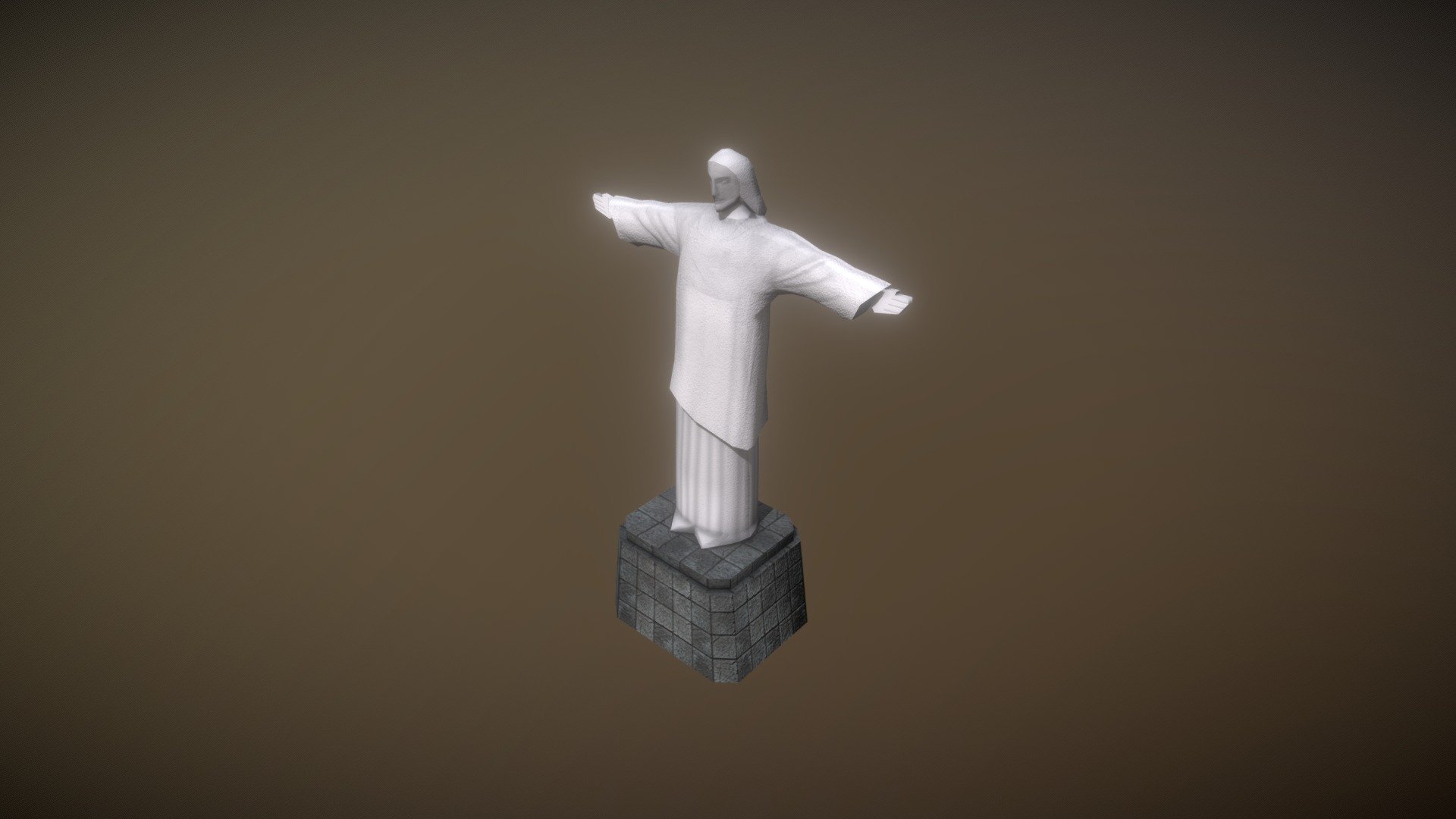 Christ the Redeemer - Low Poly - Buy Royalty Free 3D model by Machine ...