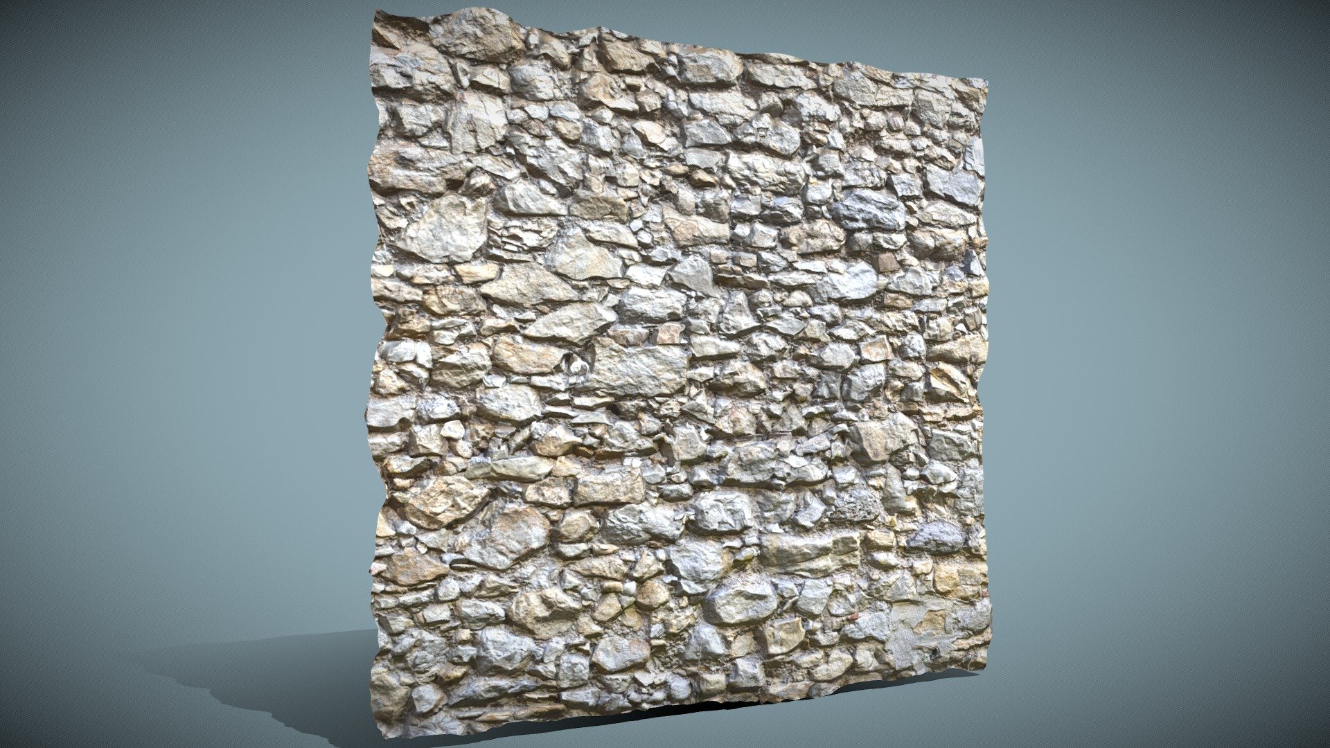 Scanned Stone Wall 02 - 3D model by Hypercube (@Hypercube3dscan ...