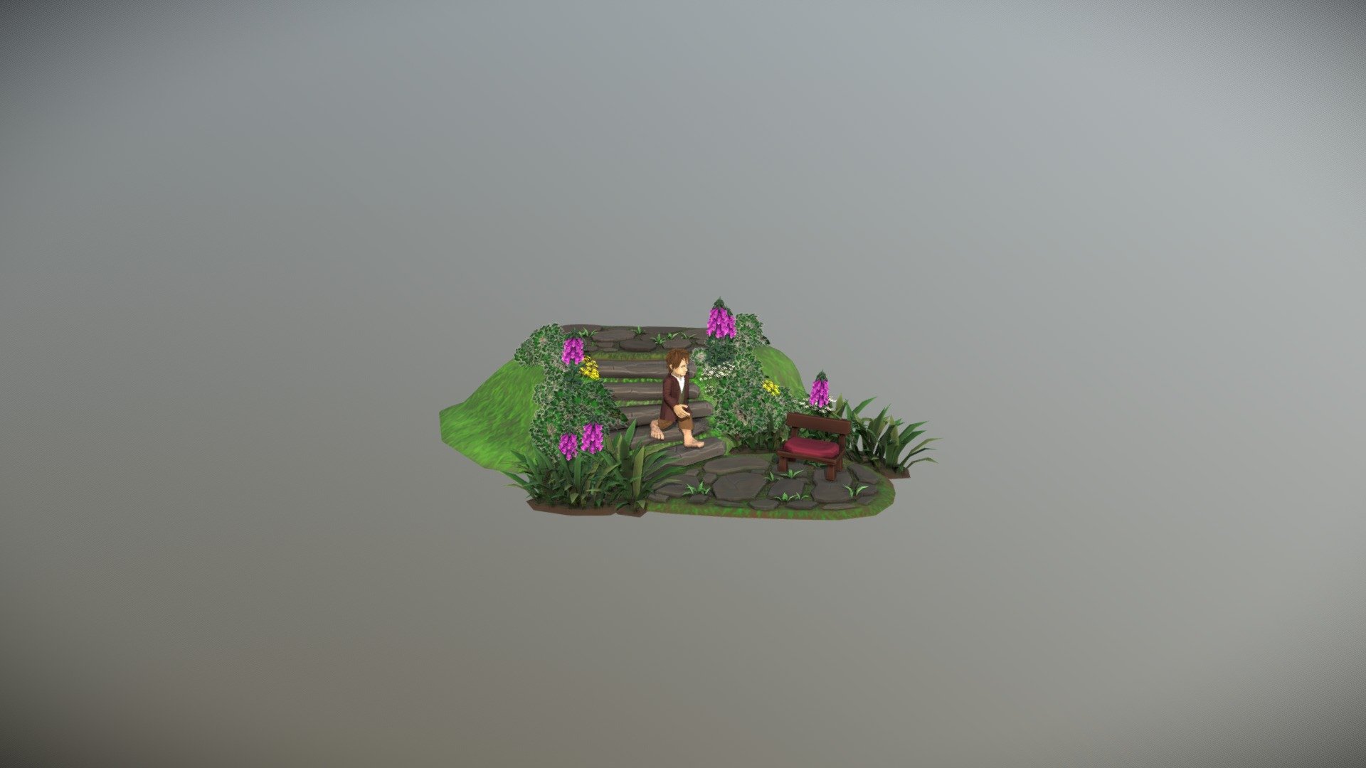 The Steps of Bag End - 3D model by KevBot (@boyle.kj) [7e01cf7] - Sketchfab