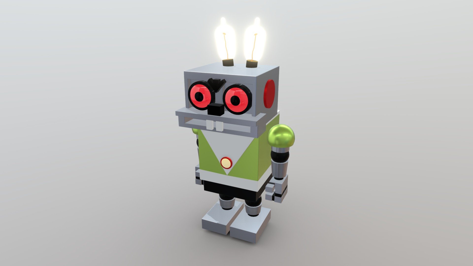 Roborabbit - Download Free 3D model by seqw0 [7e02d47] - Sketchfab