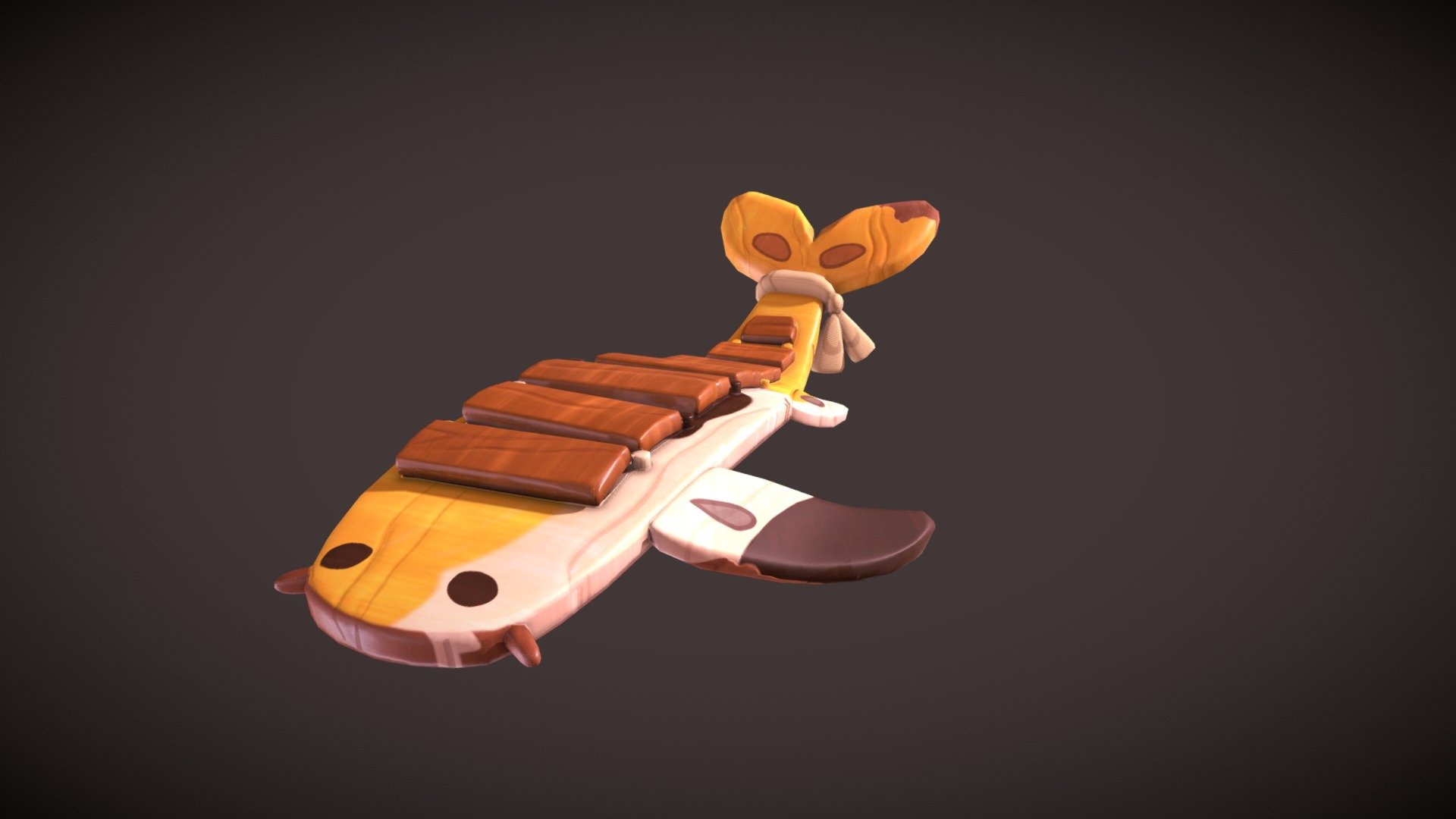 Fish xylophone - 3D model by wanderlovely [7e02dcb] - Sketchfab