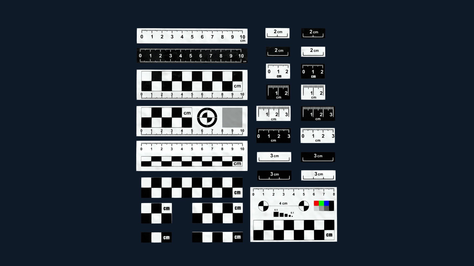 Photo scales & rulers (low poly) - Download Free 3D model by Mikhail ...